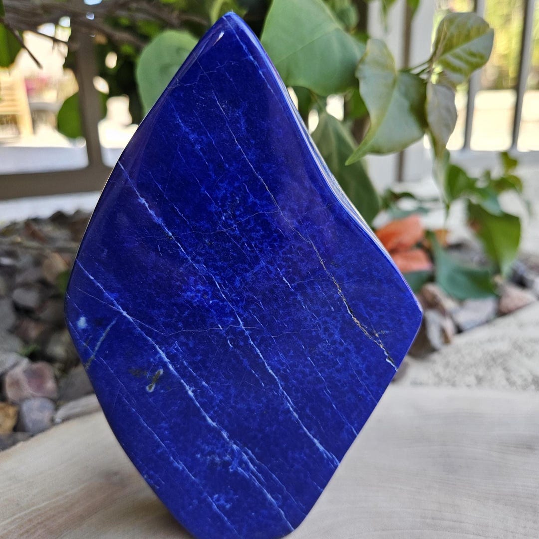 Large Lapis Lazuli Freeform / Polished Lapis Lazuli / Blue Lapis Lazuli ...
