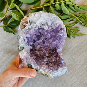 Large Amethyst Cut Base / Standing Amethyst / Raw Amethyst Crystal ...