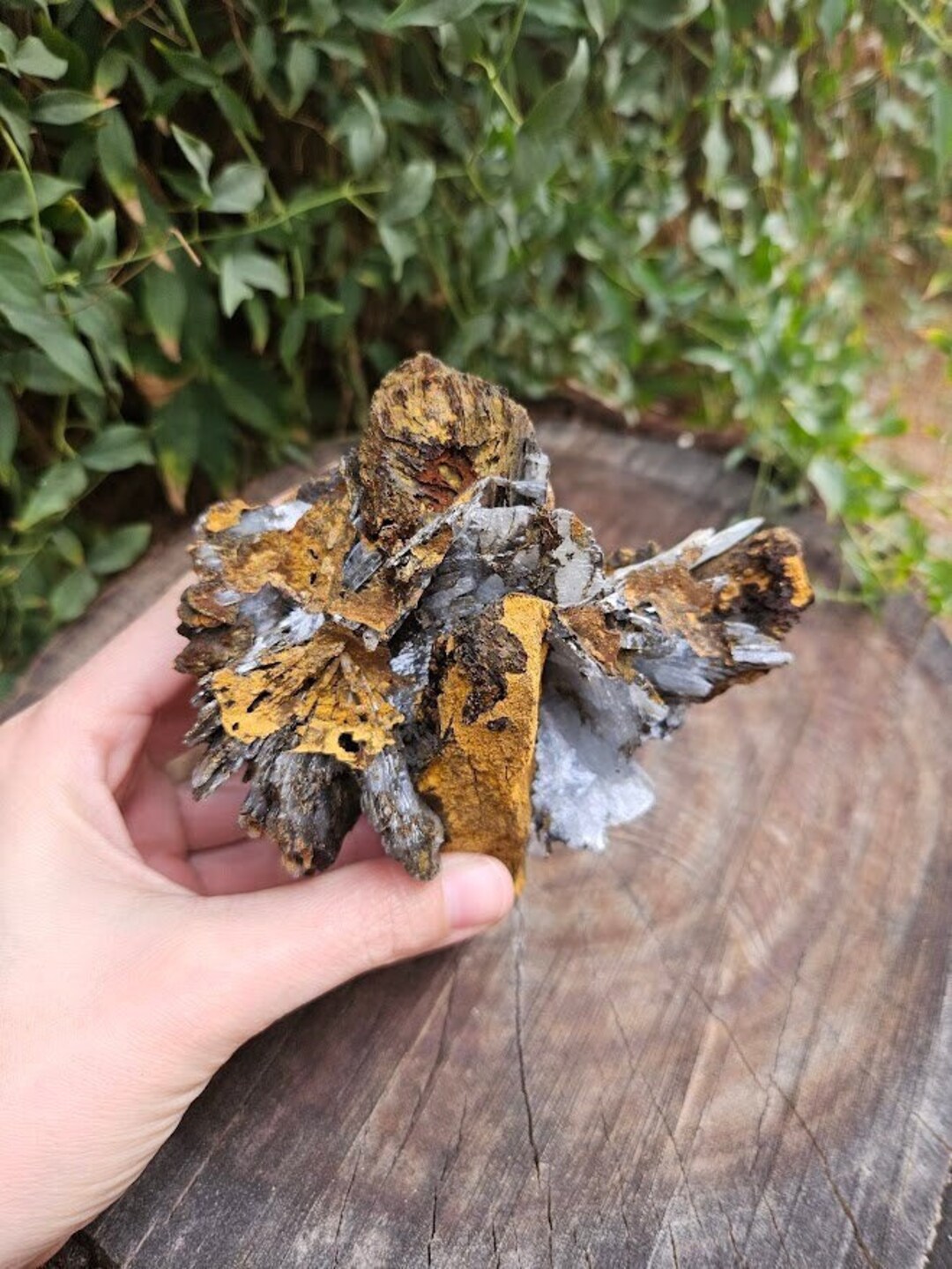 Natural Blue Barite on Matrix / Raw Blue Barite Specimen / Blue Barite ...