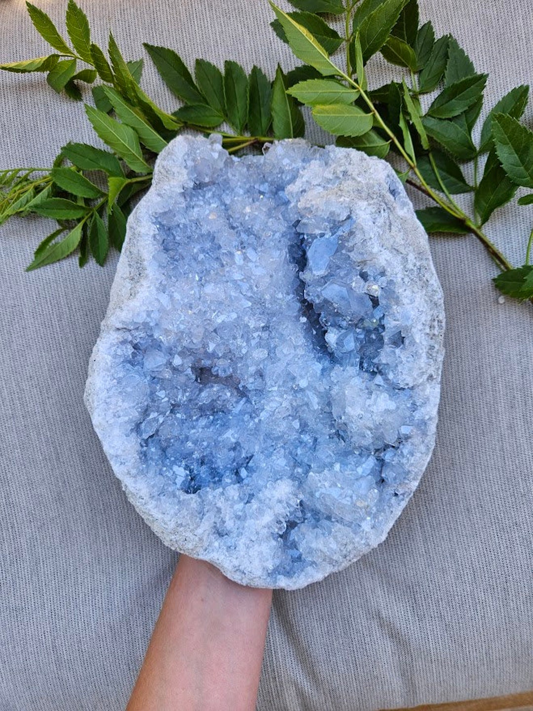 Quality Celestite Cluster / Raw Celestite Crystal / Blue Celestite ...