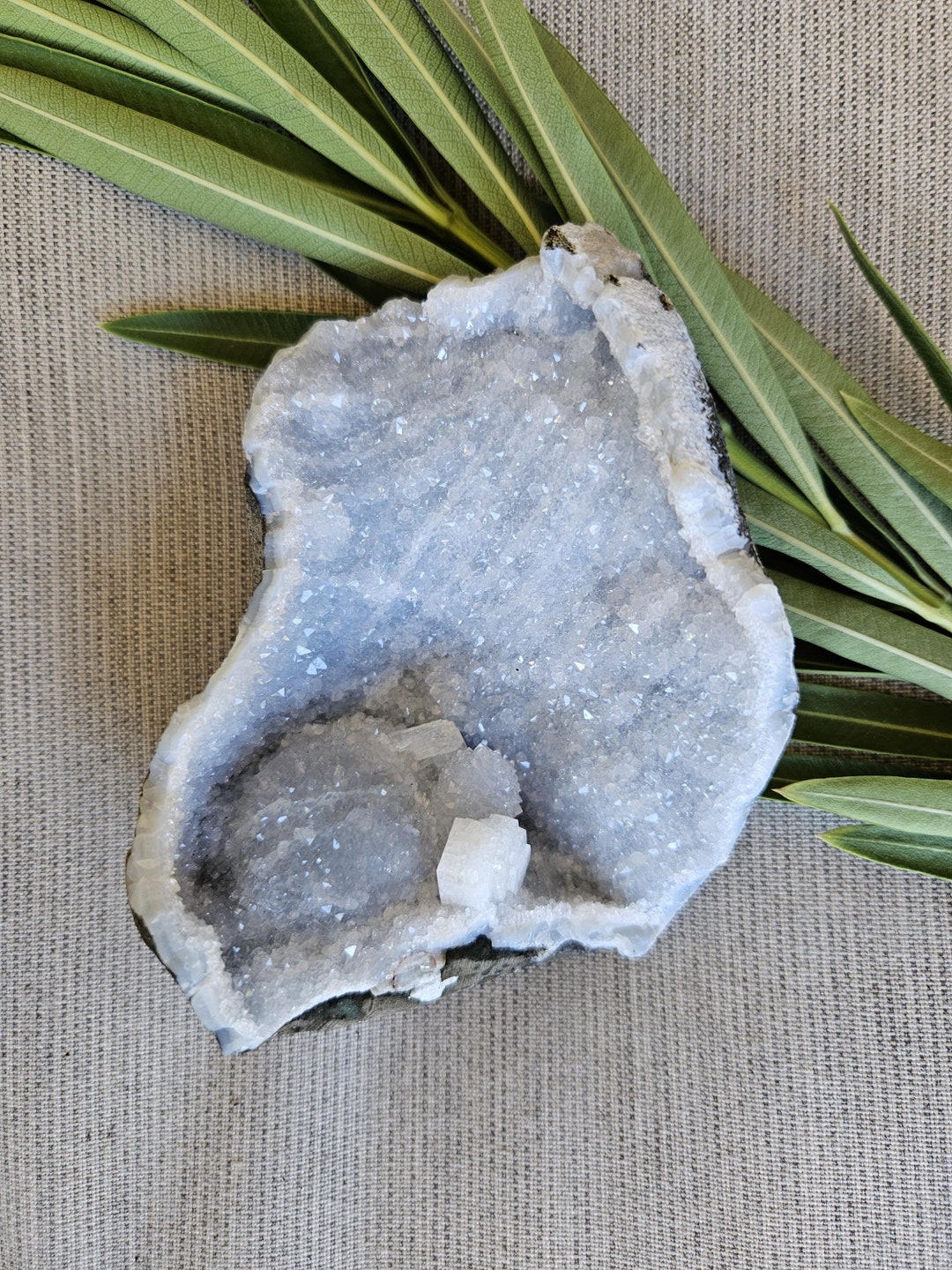 Stunning Blue Chalcedony Quartz Cluster / Natural Chalcedony Quartz ...