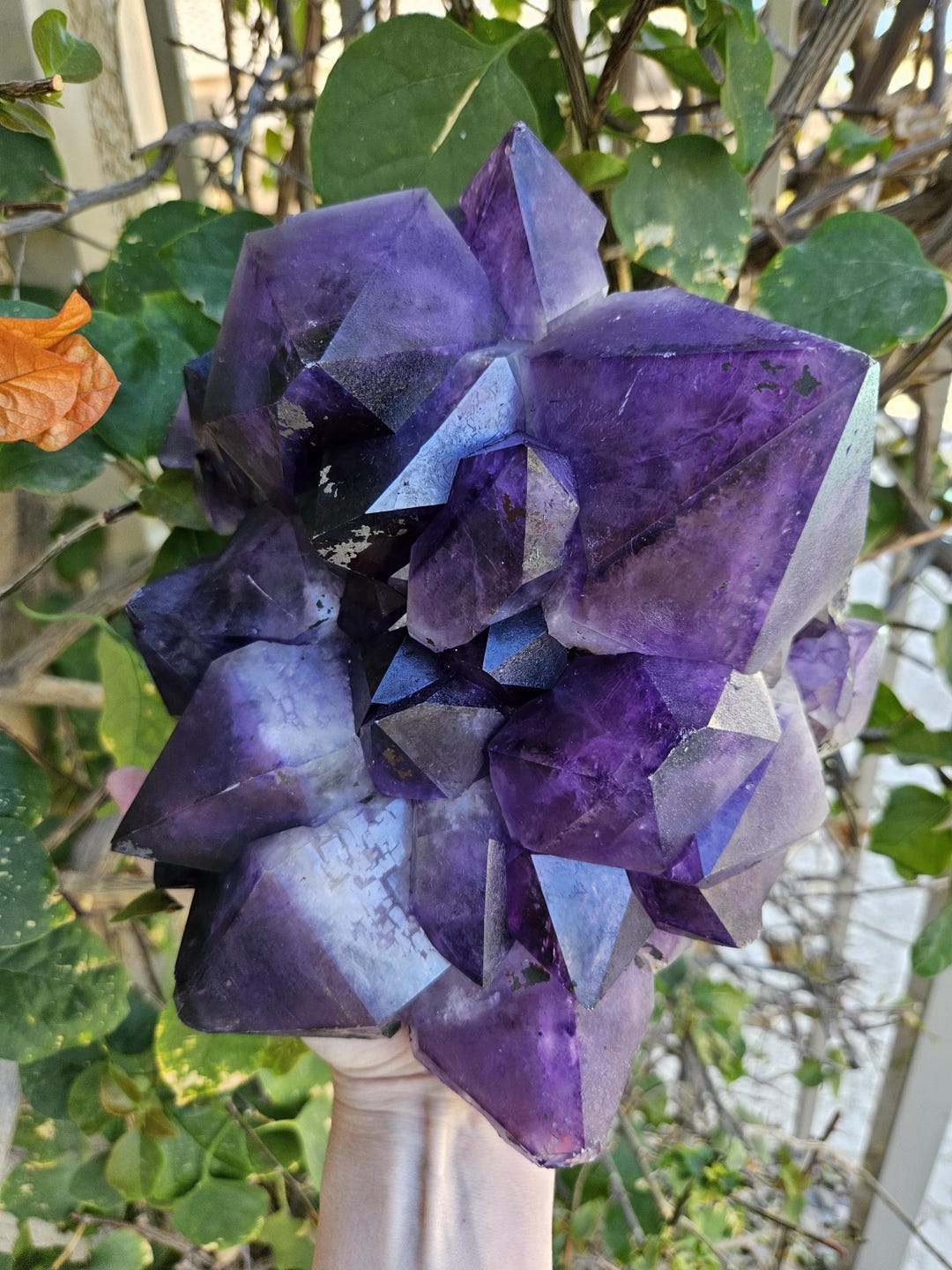 Wow! XL Congo Amethyst Cluster / Purple Amethyst Crystal From Congo ...