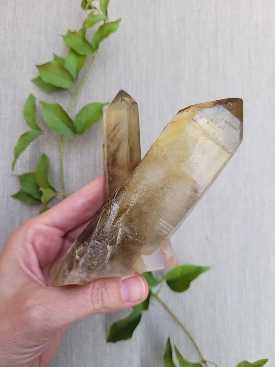 Rare Smoky Citrine With Phantom Lines / Genuine Citrine - Etsy