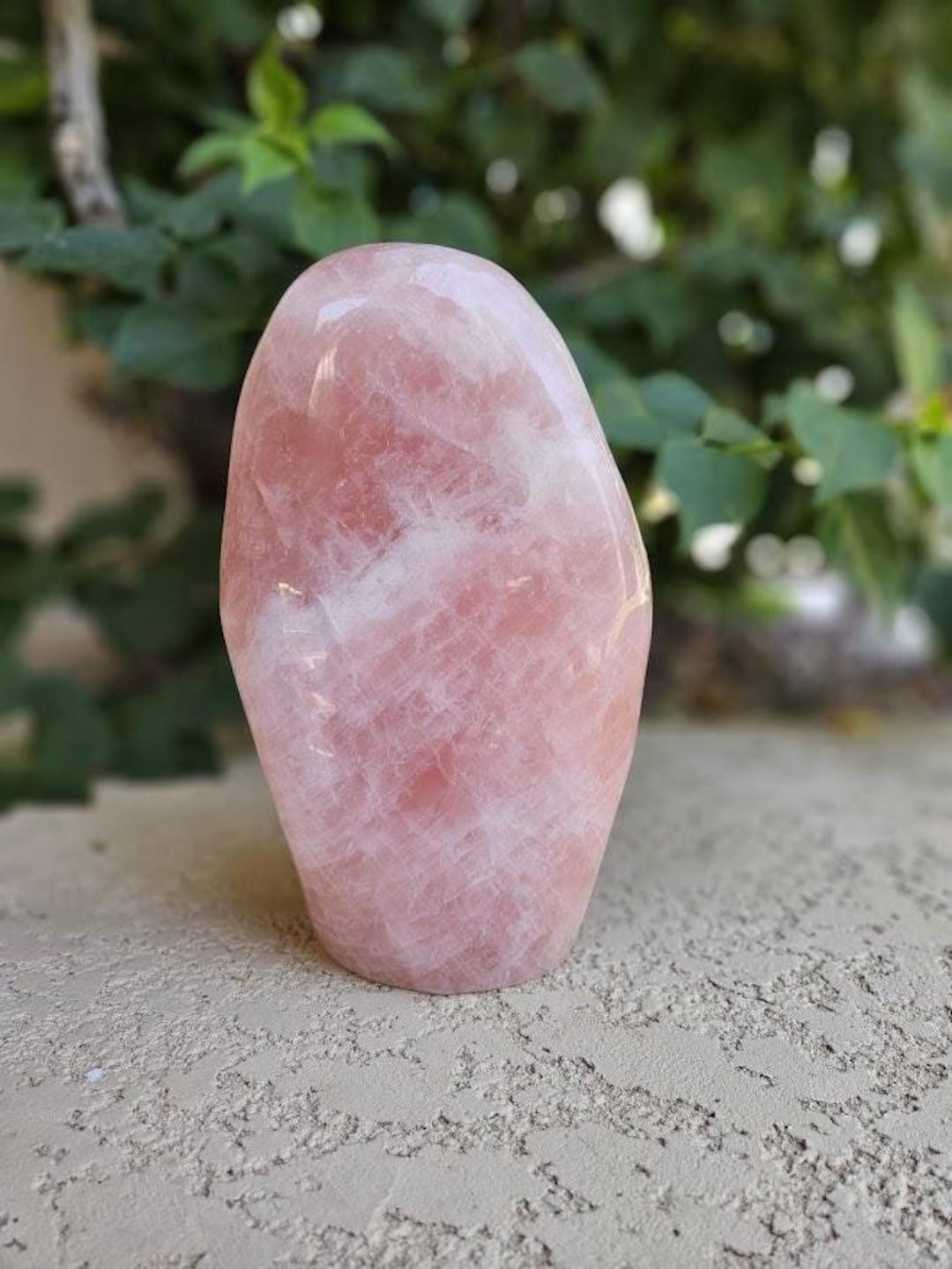 10 LB! XL Rose Quartz Cut Base / Large Rose Quartz Freeform / Polished ...