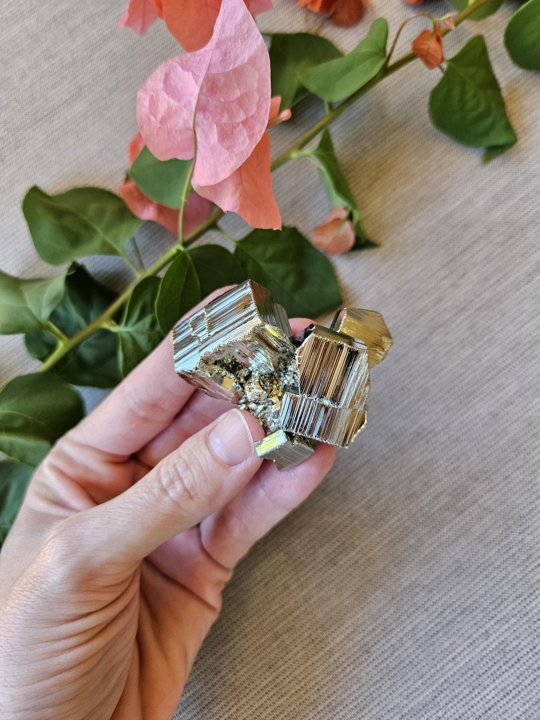 Cubic Pyrite Cluster / Natural Pyrite Crystal / Crystal Pyrite Specimen ...