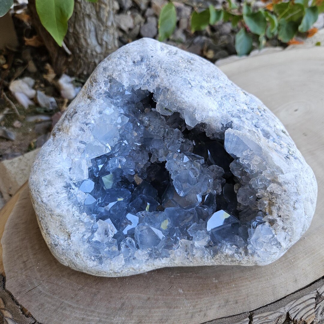 10 LB Quality Celestite Cluster / Large Celestite Crystal / Blue ...