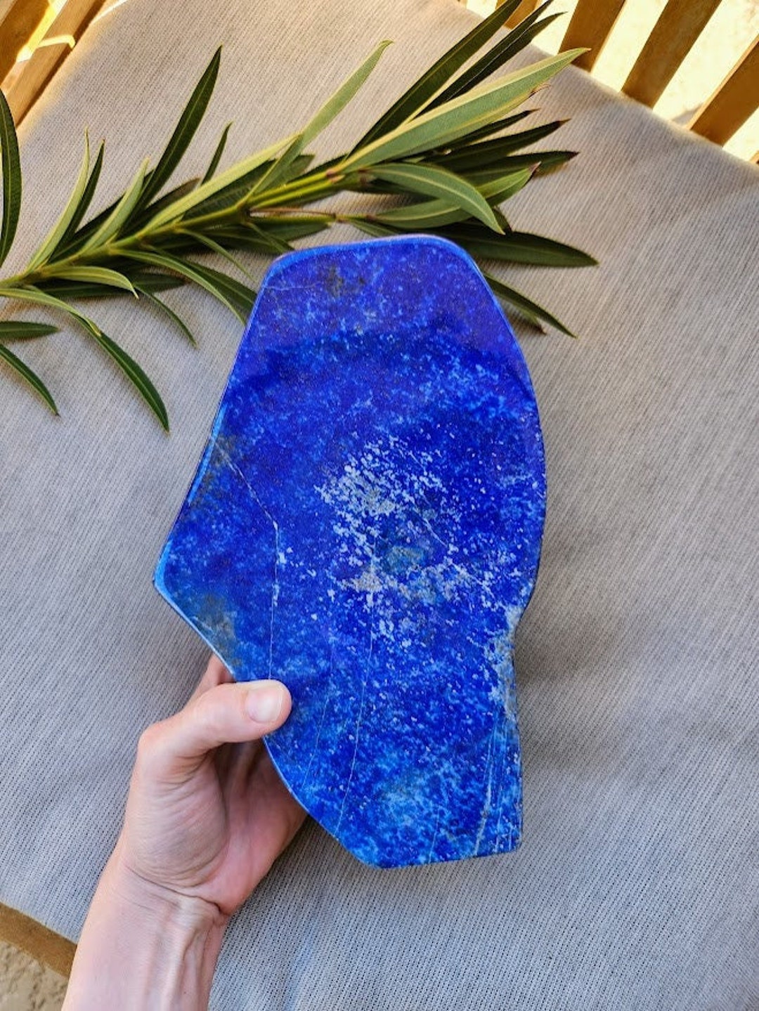 6 LB XL Lapis Lazuli Freeform / Large Lapis Lazuli Stone / Blue Lapis ...