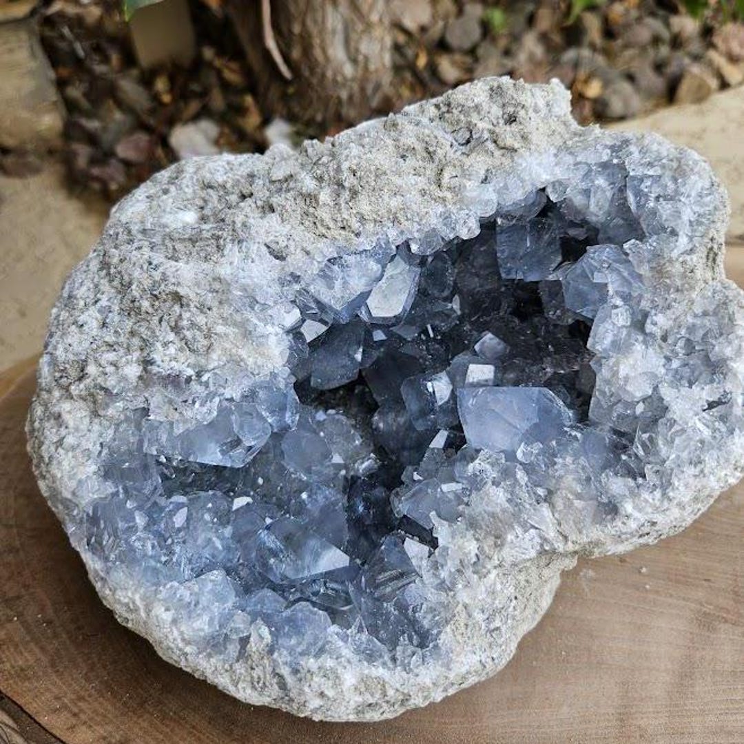 10 LB Large Celestite Cluster / Quality Celestite Crystal / Blue ...