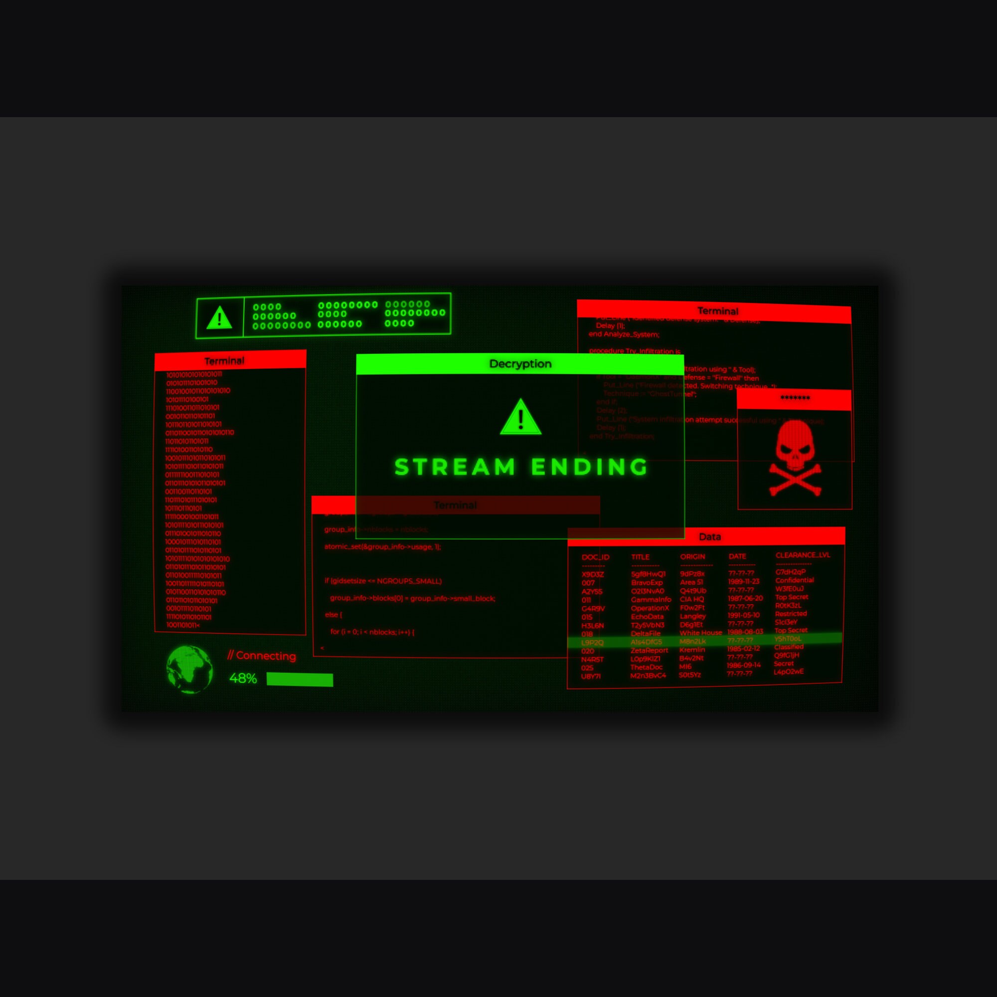 Animated Twitch Screens Retro Glitch Stream Starting Soon, Be Right ...