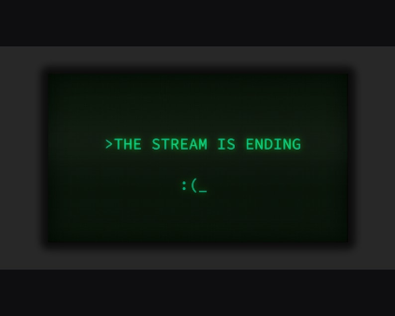 Animated Retro Twitch Screens Stream Screens Starting Soon, BRB, Ending ...