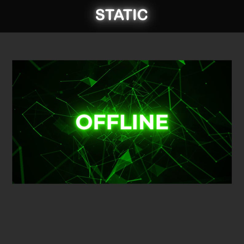 Animated Background Stream Starting Soon, Minimalist Twitch Overlay ...