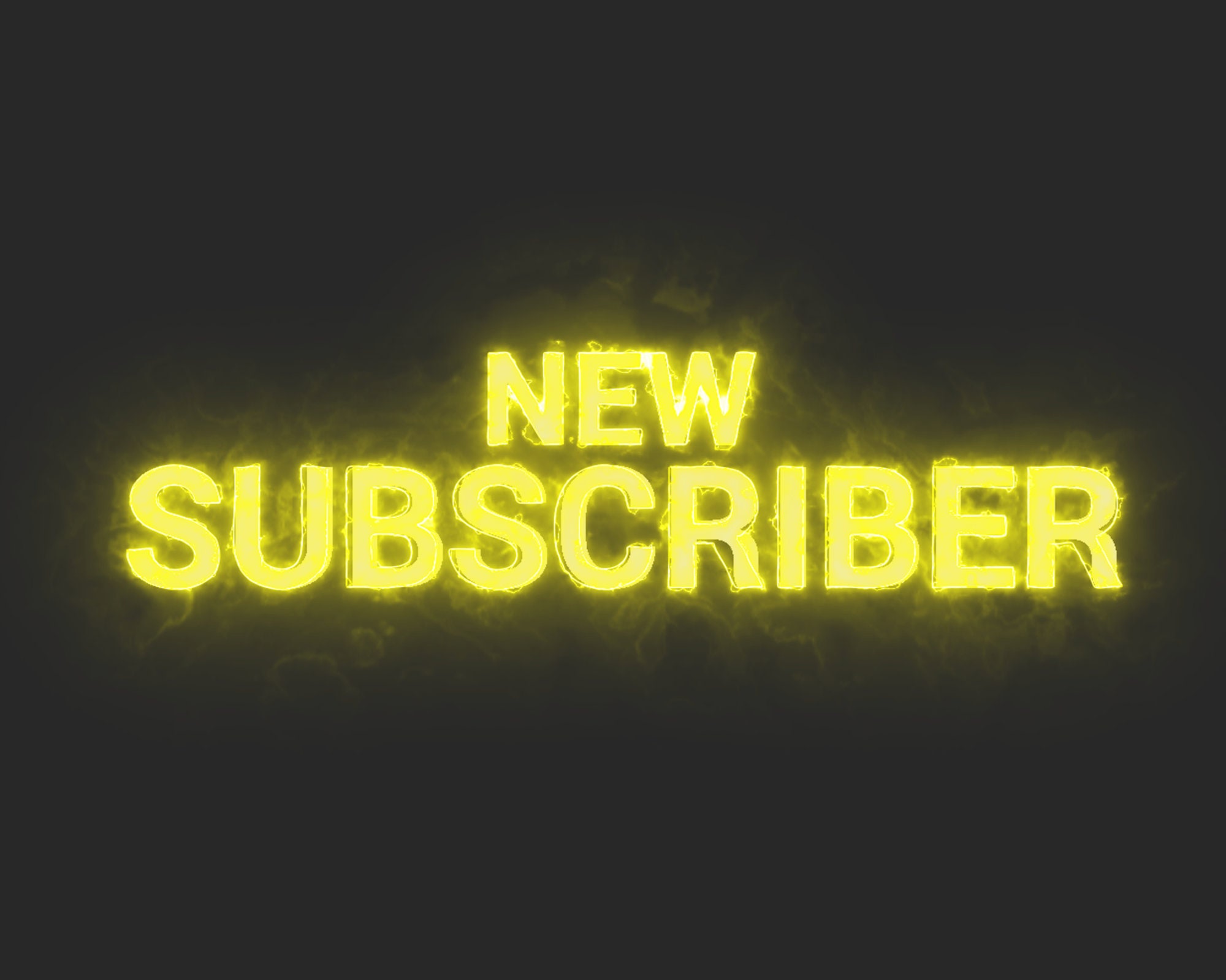 Animated Stream Alerts Yellow | Neon Style | Twitch Alerts | Twitch ...