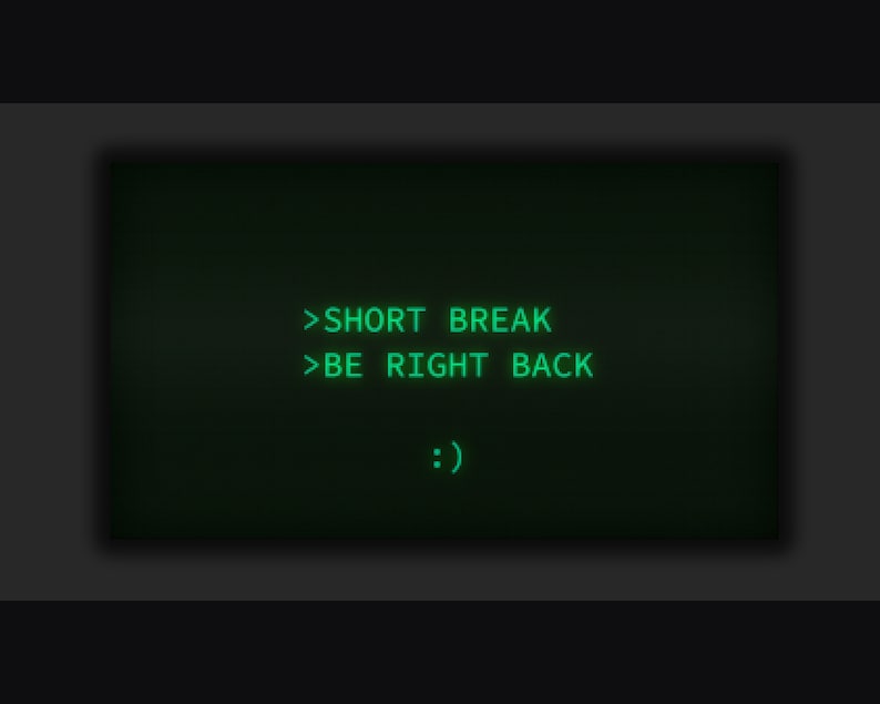 Animated Retro Twitch Screens | Stream Screens | Starting Soon, BRB ...