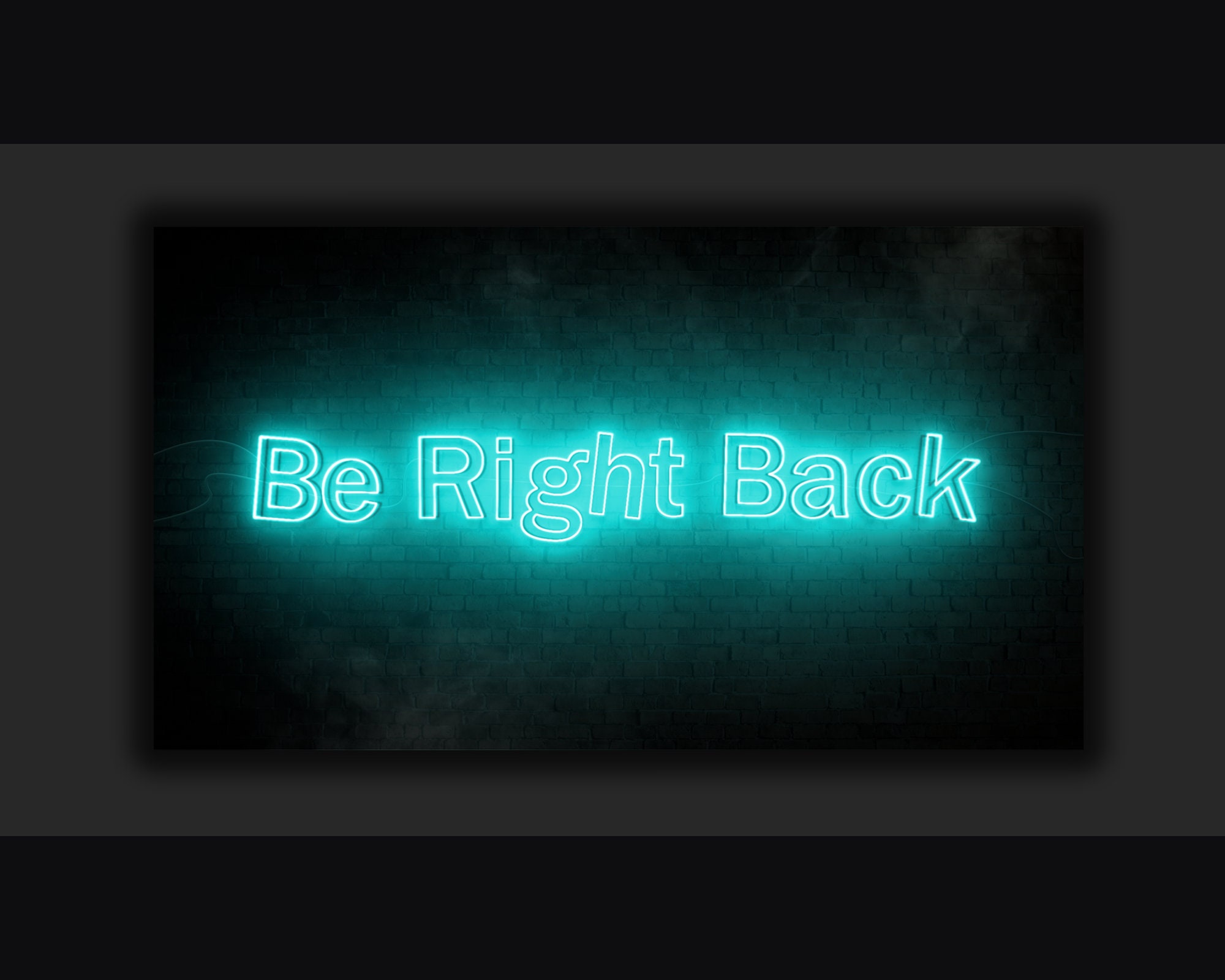 Animated Neon Twitch Screens Stream Screens Starting Soon, BRB, Ending ...