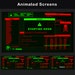 Animated Retro Twitch Overlay, Stream Package, Green & Red Computer ...