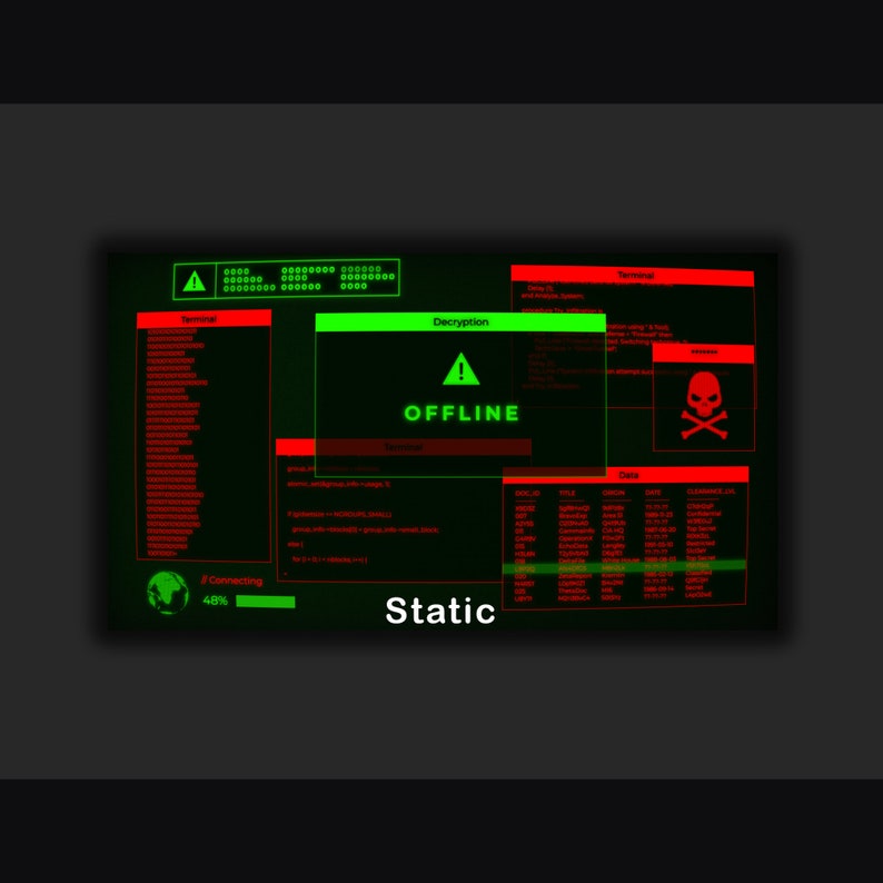 Animated Twitch Screens Retro Glitch Stream Starting Soon, Be Right ...