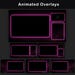 Animated Neon Twitch Overlay Package, Pink Stream OBS Overlay Pack ...
