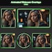 Animated Neon Green Webcam Overlays | Twitch Webcam Borders, Webcam ...