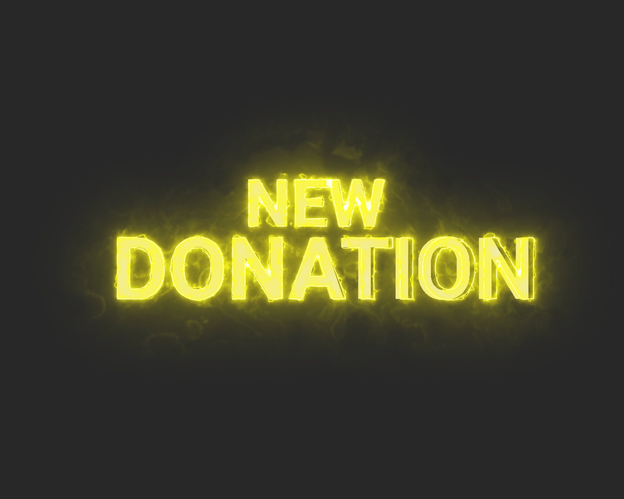 Animated Stream Alerts Yellow | Neon Style | Twitch Alerts | Twitch ...