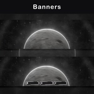 Dark Twitch Overlay Animated Stream Package Animated Alerts Twitch ...