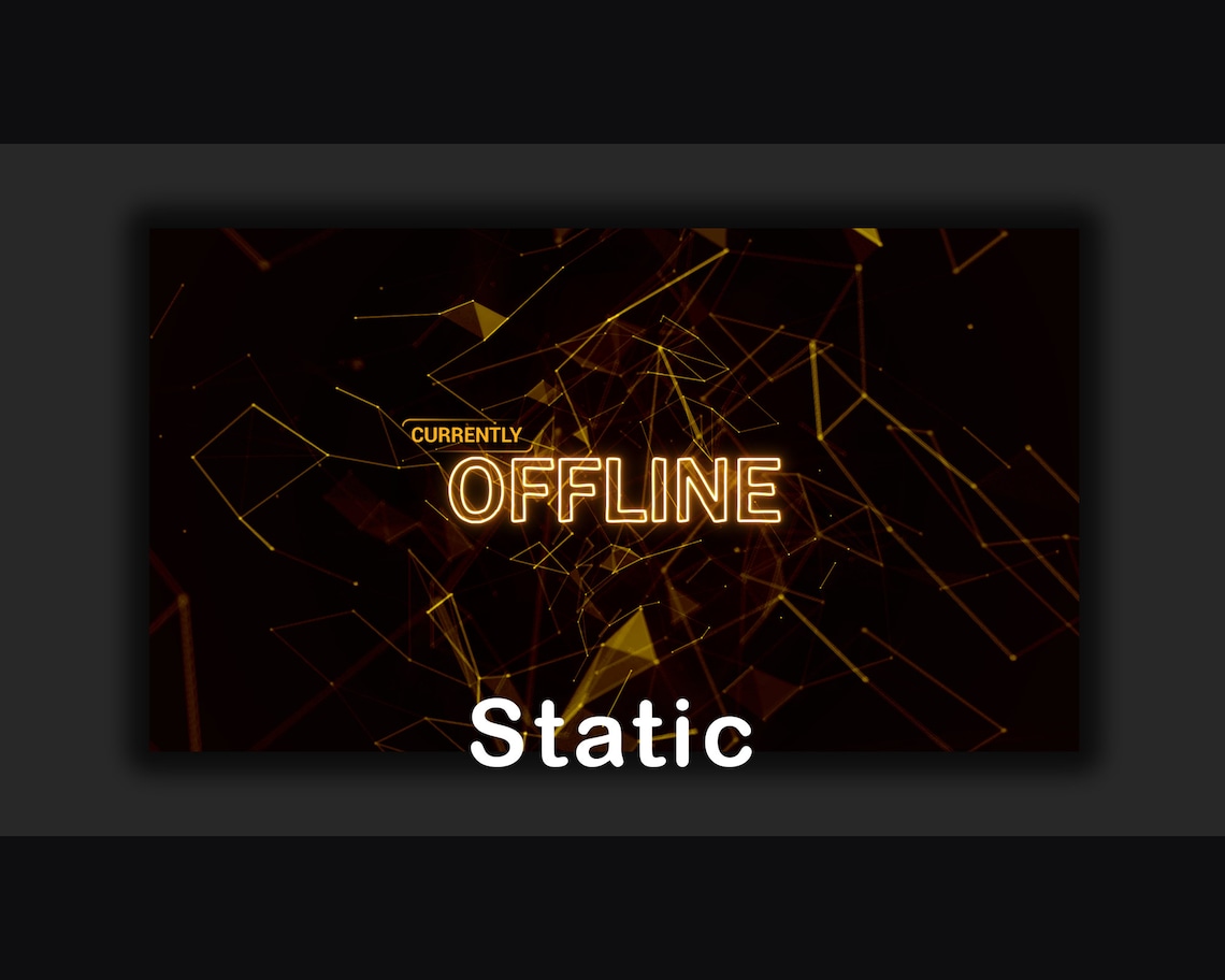 Animated Orange Twitch Screens Live Screens Starting Soon, BRB, Ending ...