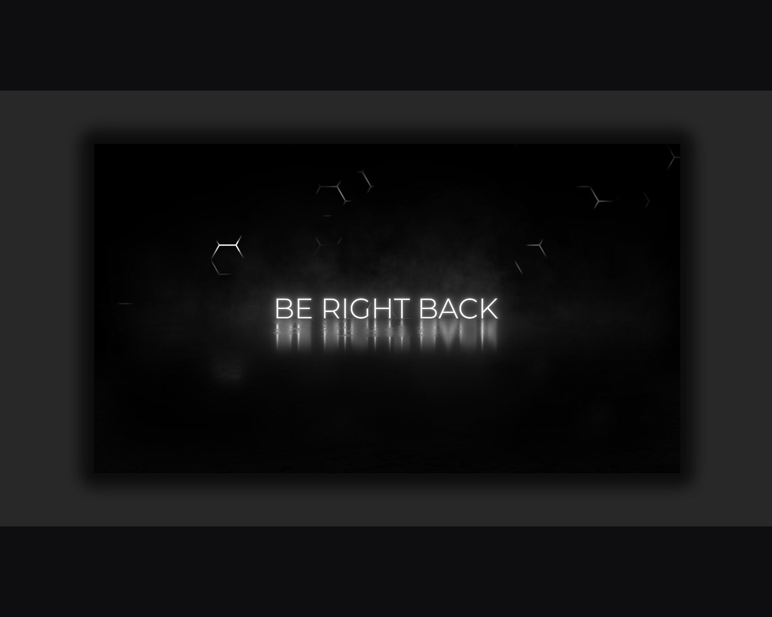 Animated Background Stream Starting Soon, Be Right Back, Dark ...
