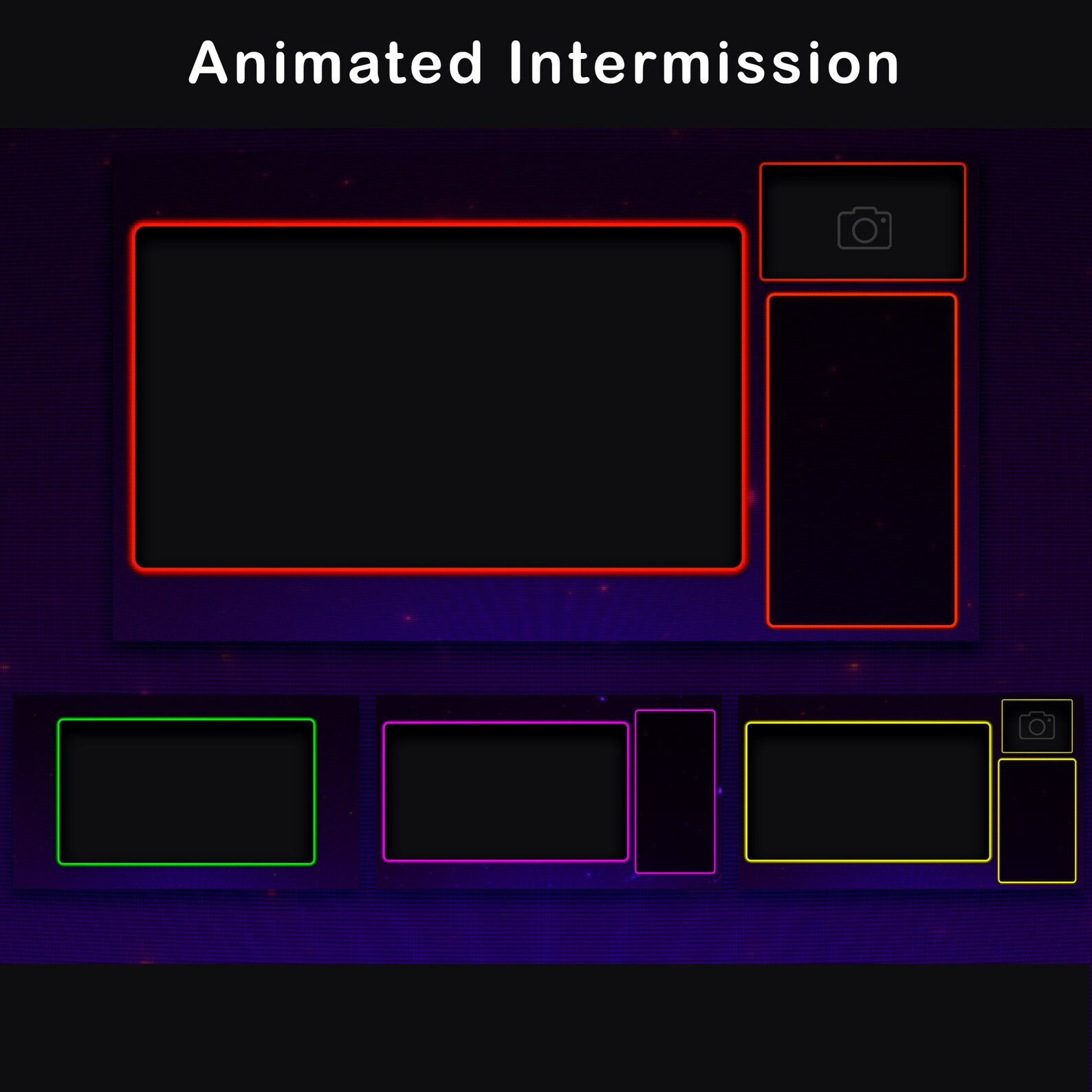 90s Retro Animated Twitch Overlay Package: Stream Overlays, Alerts ...