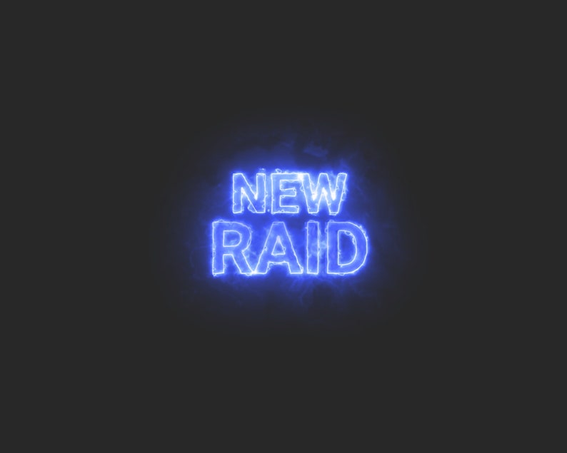 Animated Neon Twitch Stream Alerts Blue Neon New Follower, New Donation ...