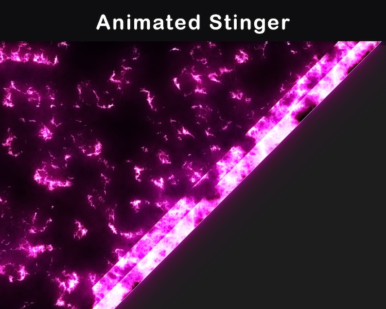 Twitch Overlay Animated Package Pink Neon Stream Overlay - Etsy