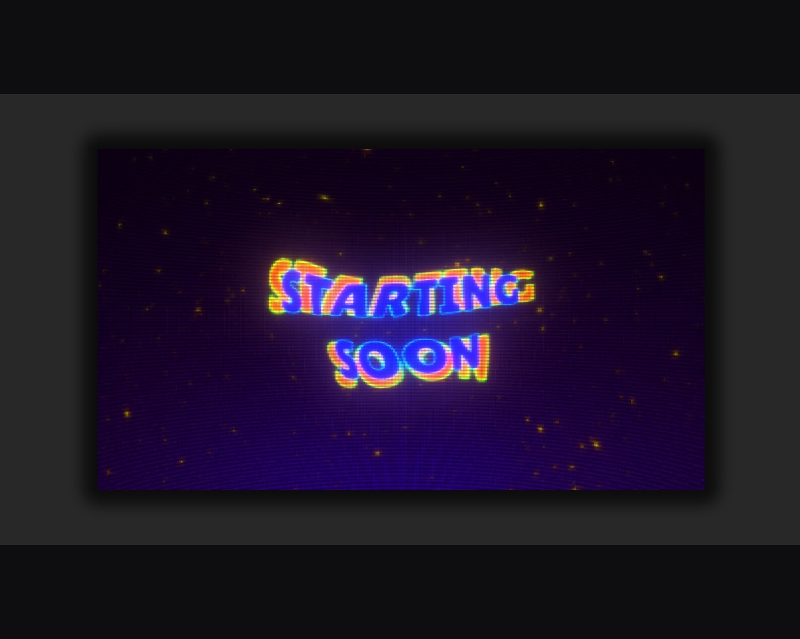 Colorful Animated Streaming Screens for Twitch Starting Soon, Retro CRT ...