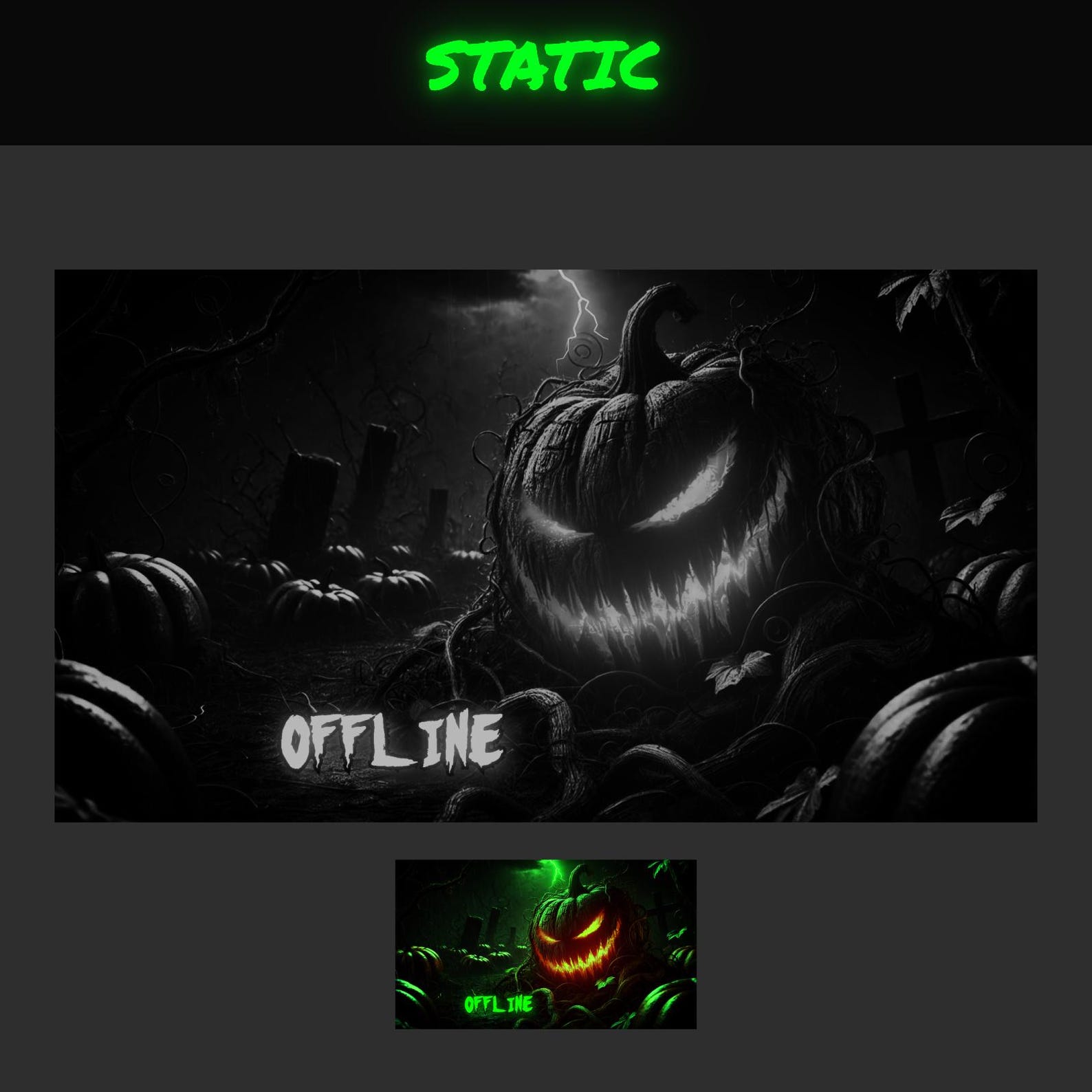 Animated Halloween Background Stream Starting Soon, Halloween Twitch ...