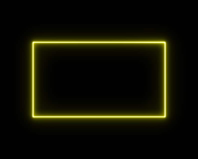 Twitch Animated Webcam Overlay | Yellow Neon Cam With Flickering Effect ...