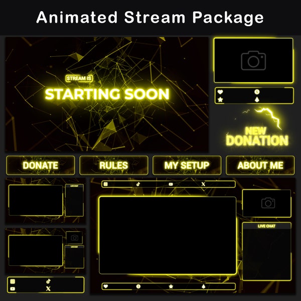 Twitch Stream Lightning Overlay - Etsy