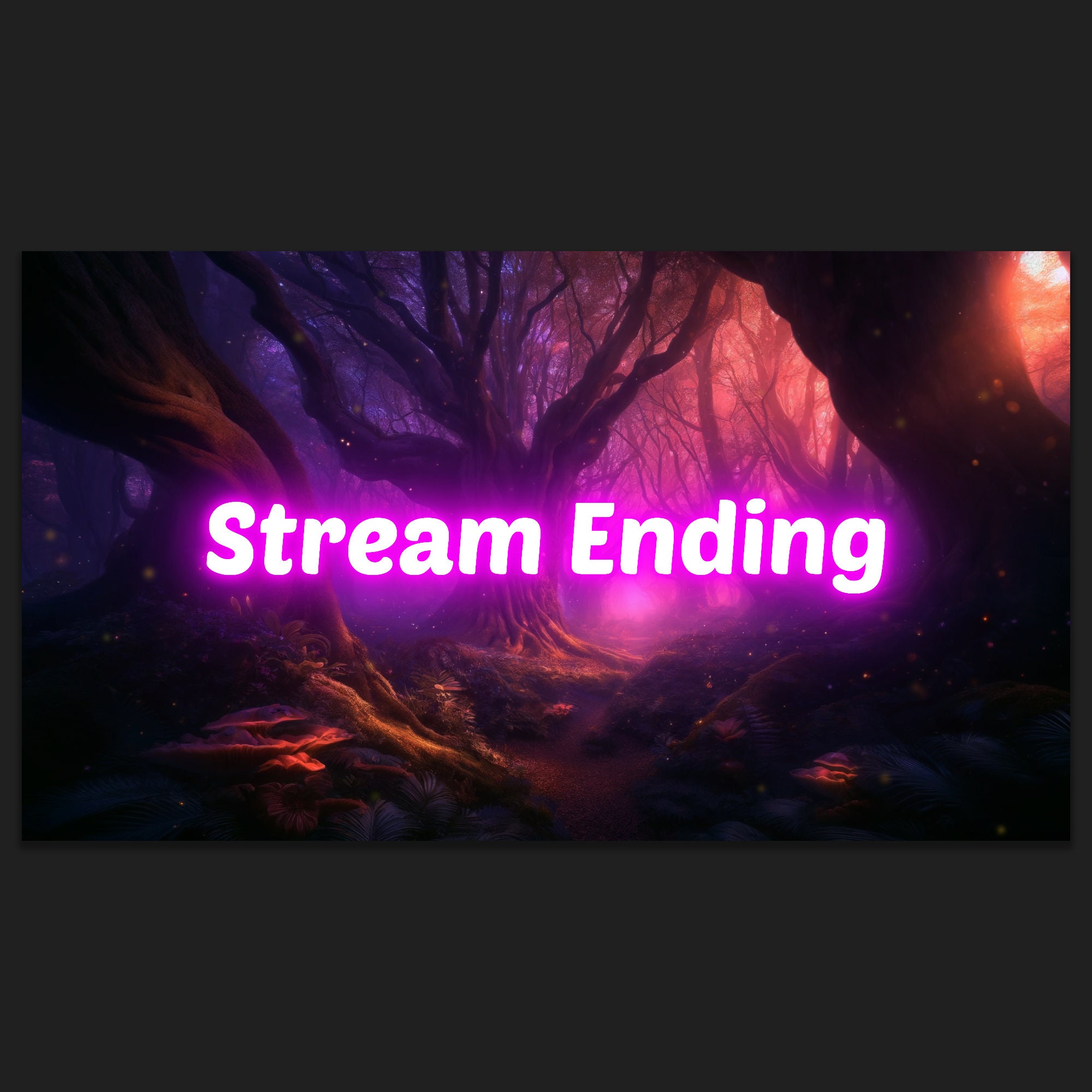 Animated Stream Screens Magic Forest Cute Vtuber Background, Starting ...