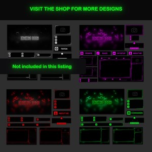 Red Electric Animated Stream Alerts Pack for Twitch | 13x Lightning ...