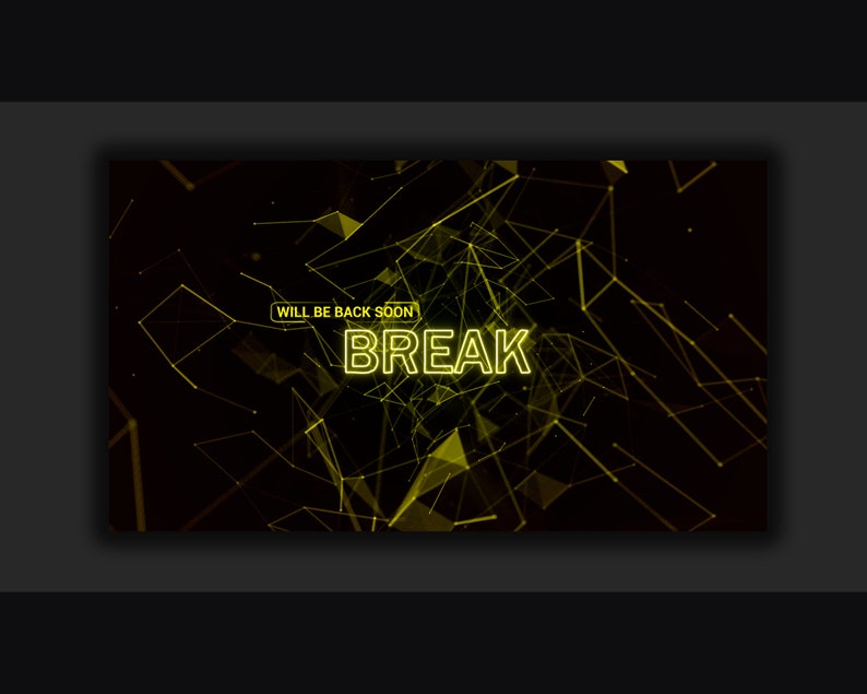 Animated Yellow Twitch Screens Live Screens Starting Soon - Etsy