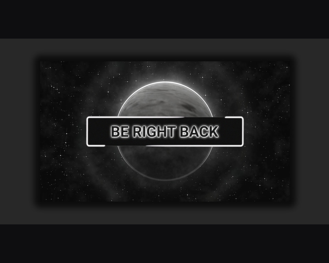 Animated Twitch Screens Stream Screens Starting Soon, BRB, Ending ...