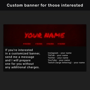 Animated Red Twitch Overlay, Stream Package | Animated Alerts, Screens ...