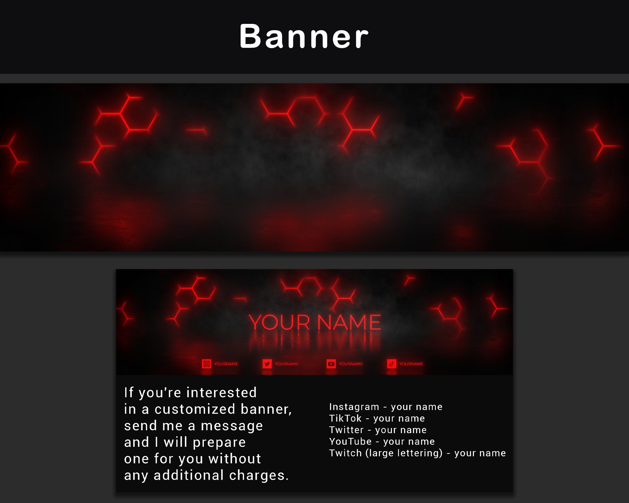 Black & Red Twitch Overlay Package Minimal Animated Stream - Etsy UK