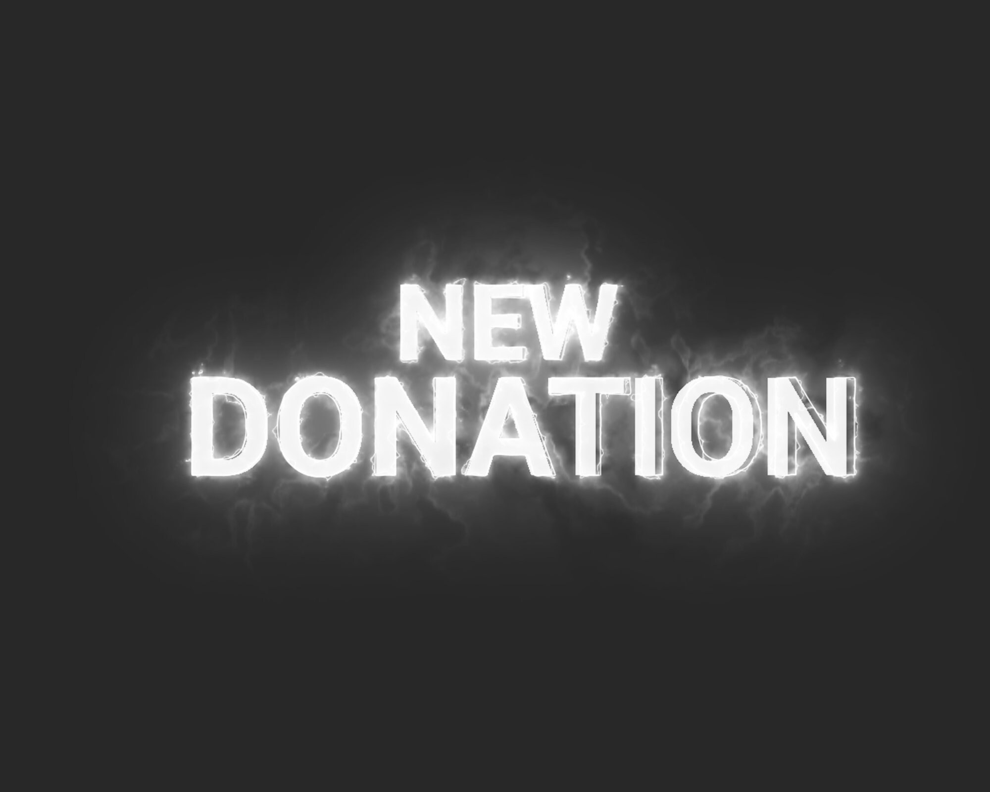 Animated Stream Alerts White Neon Style Twitch Alerts Twitch Overlay ...