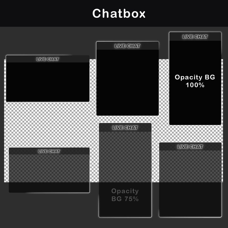 Animated Twitch Overlay Package, Minimalist Stream OBS Overlay for ...
