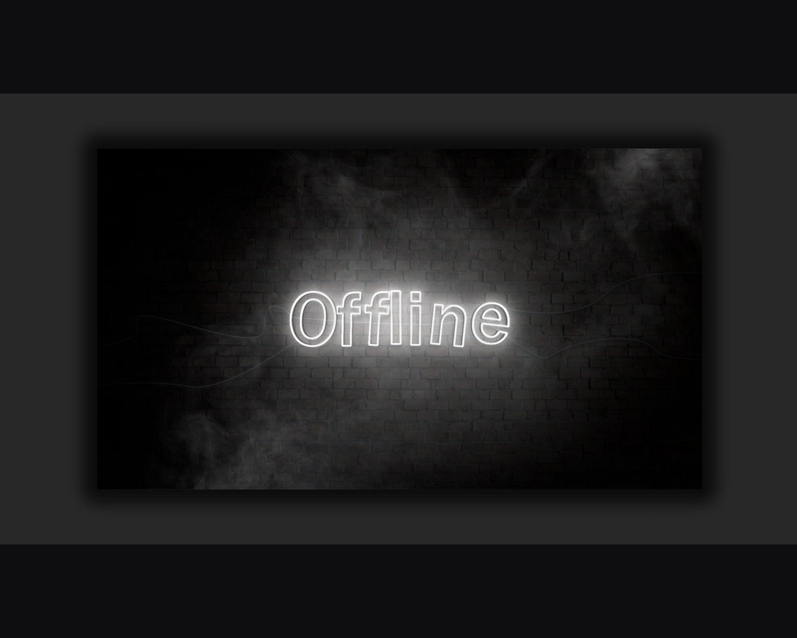 Animated Neon Twitch Screens | Stream Screens | Starting Soon, BRB ...