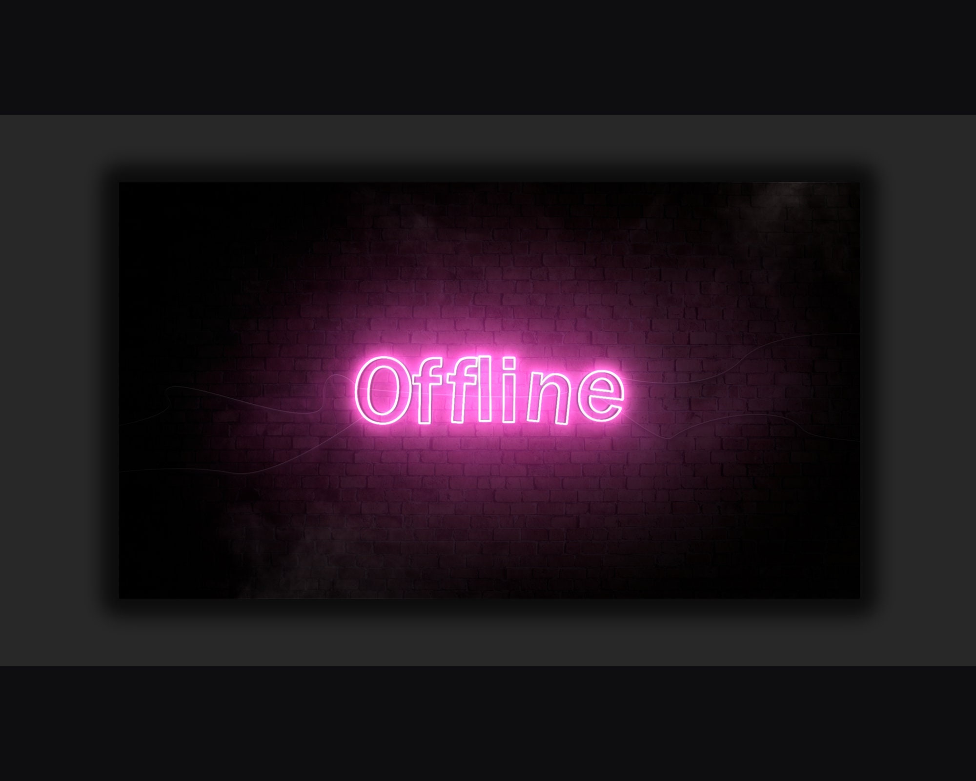 Animated Twitch Screens Pink Neon Stream Starting Soon Be - Etsy