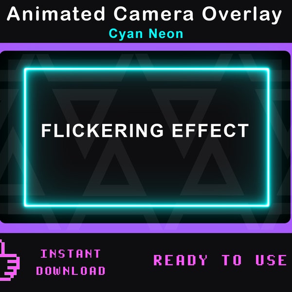 Neon Webcam Frame - Etsy