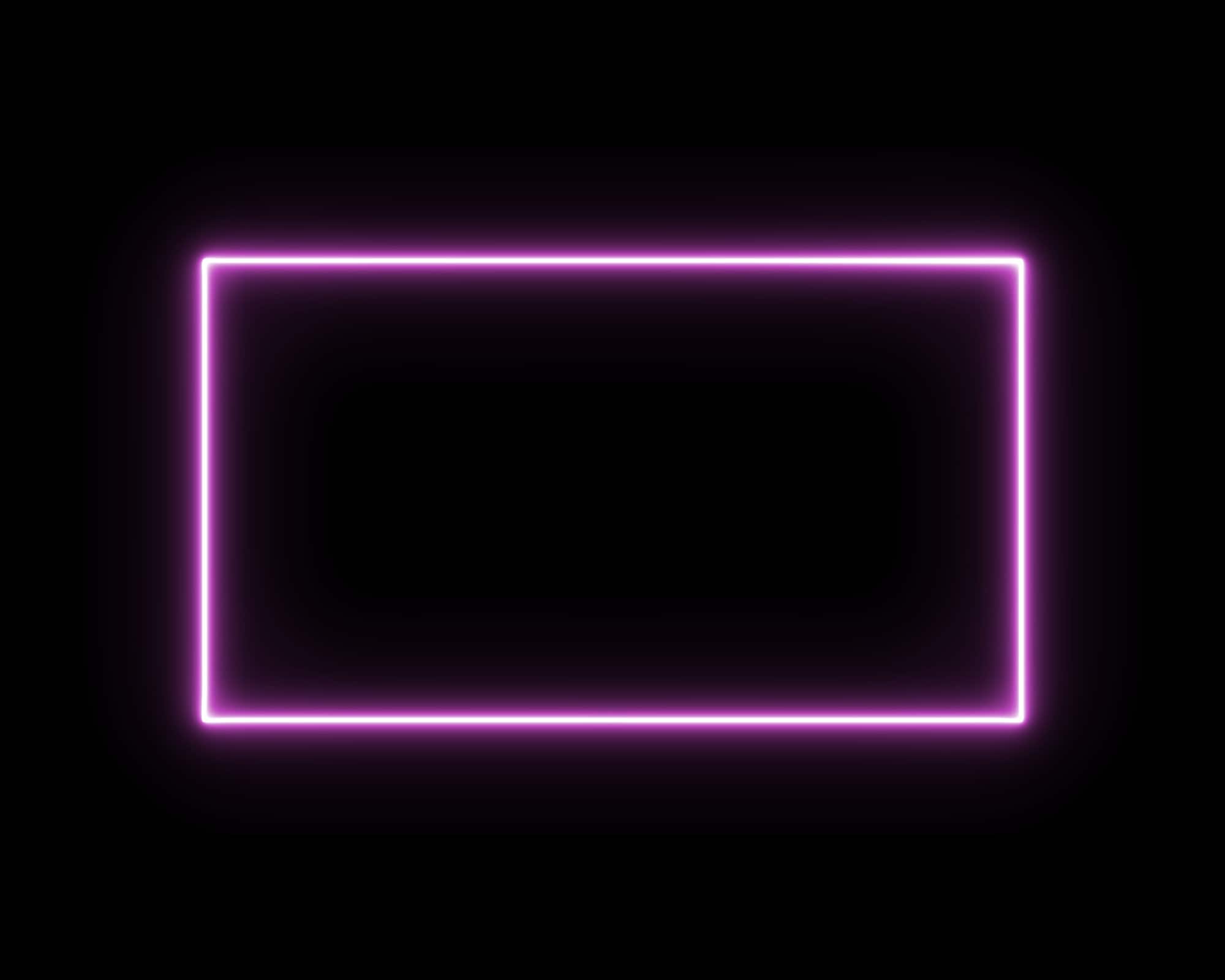 Twitch Animated Camera Overlay | Purple Neon Webcam Border With ...