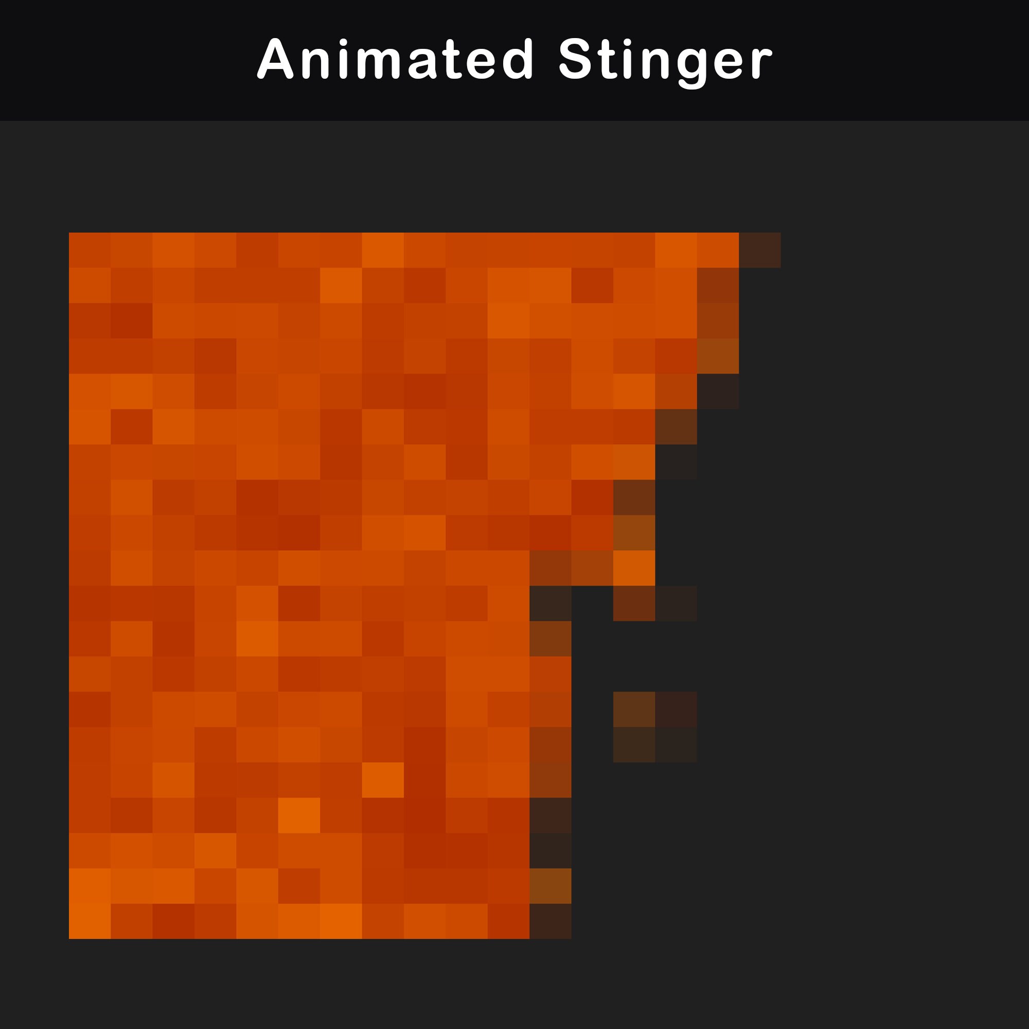 Animated Retro Twitch Overlays Pack Orange Stream Package Alerts ...