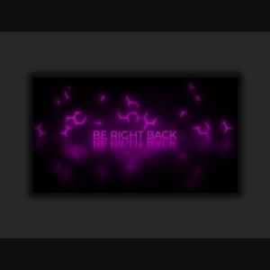 Animated Twitch Background Stream Screen Stream Starting Soon, BRB ...