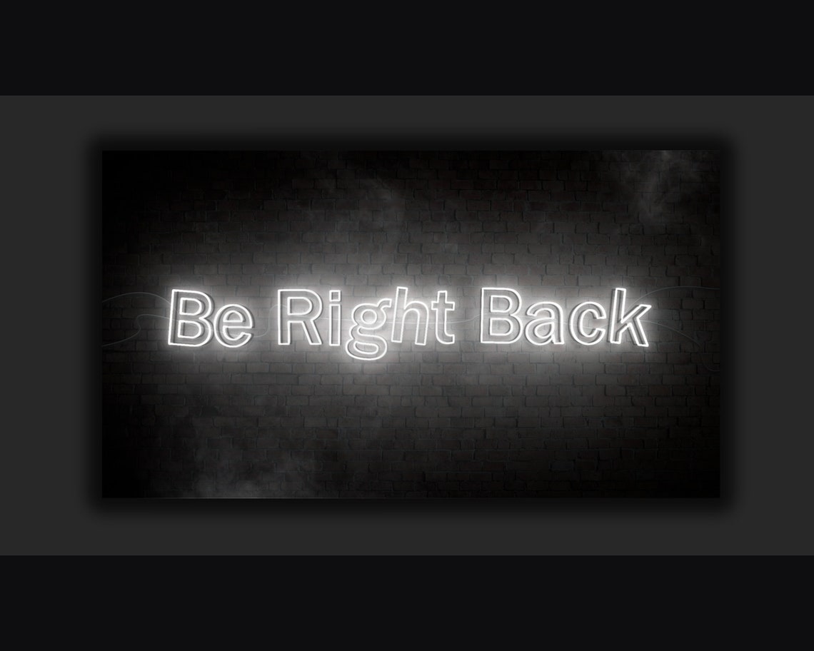 Animated Neon Twitch Screens | Stream Screens | Starting Soon, BRB ...