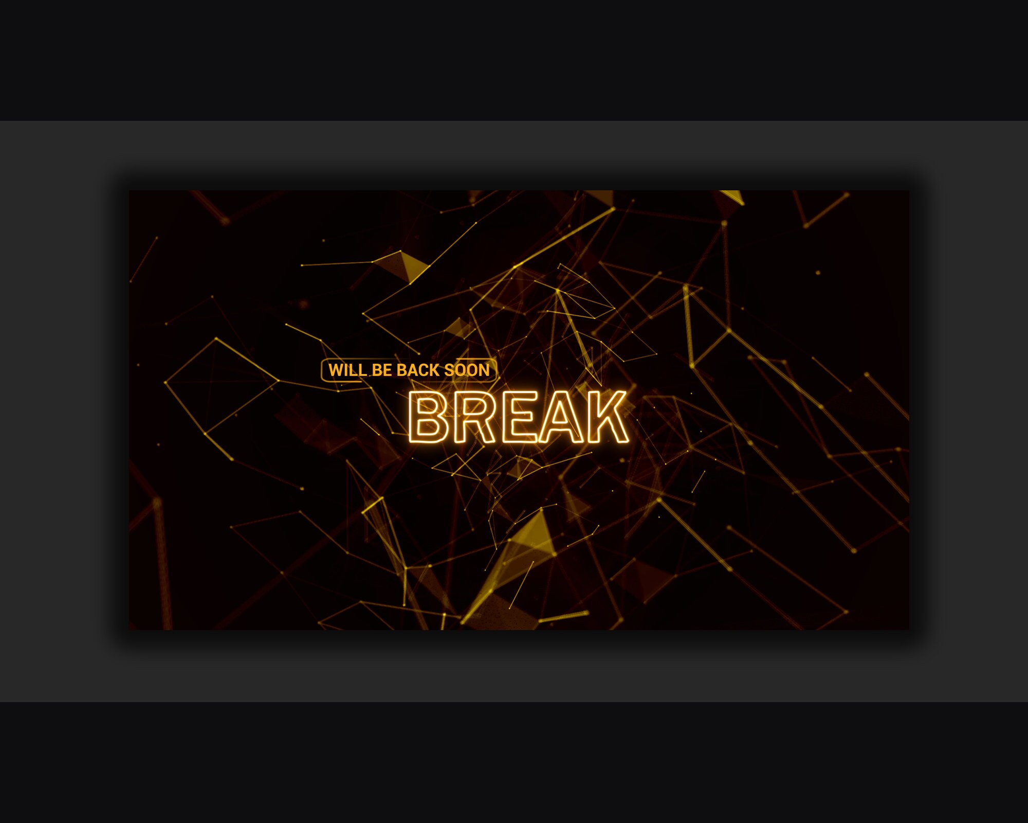 Animated Orange Twitch Screens Live Screens Starting Soon, BRB, Ending ...