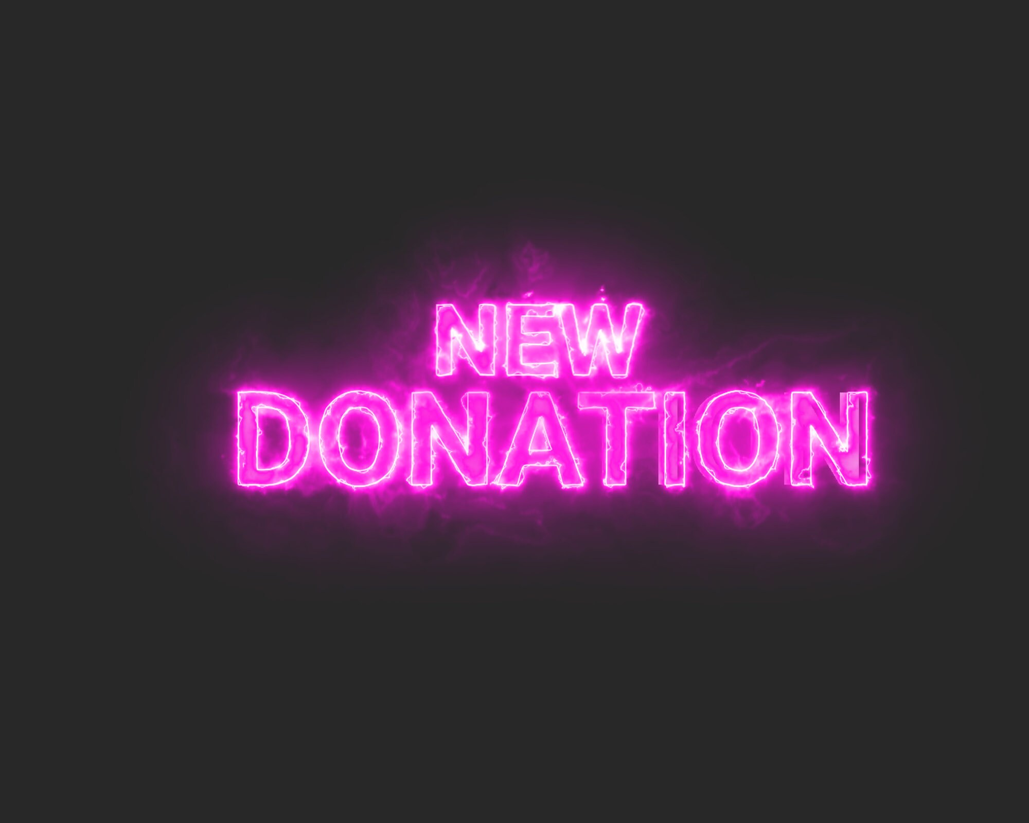 Animated Neon Twitch Stream Alerts | Purple Neon | New Follower, New ...
